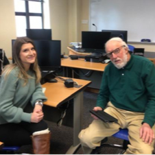 Undergraduate students interview OLLI members for podcast project ...